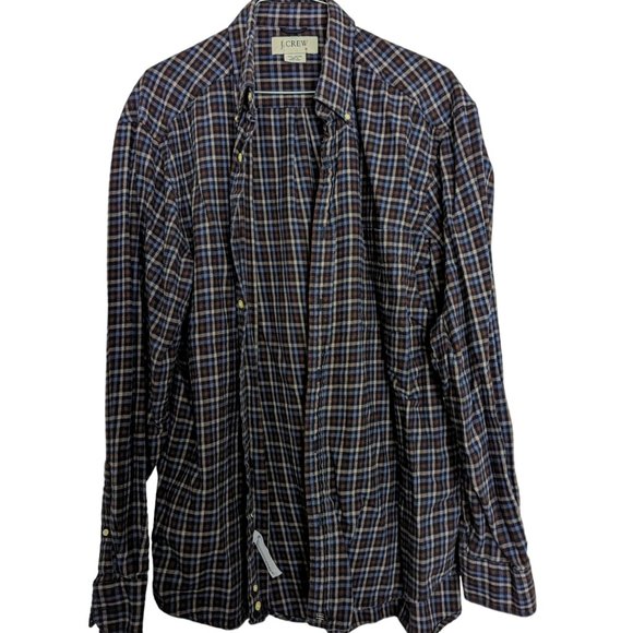 J. Crew | Shirts | Mens J Crew Button Down Shirt Multi Plaid Size M | Poshmark